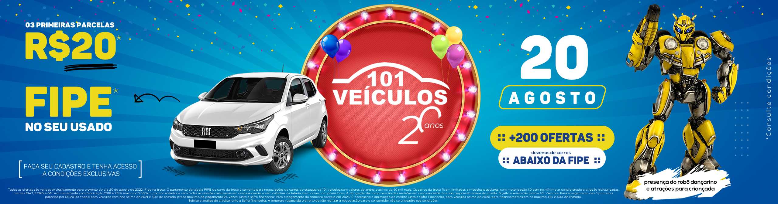 101 Veículos - O lugar certo para sair de carro novo!